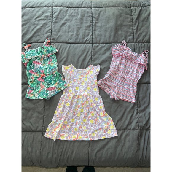 Dresses | Mix Match Toddler Girl Size 4t Rompers Dress | Poshmark